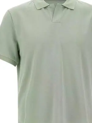 DEKKER Ribbed V-neck Polo Shirt