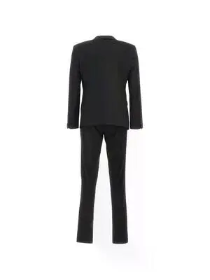 MANUEL RITZ Front-pocket Two-button Suit - Black