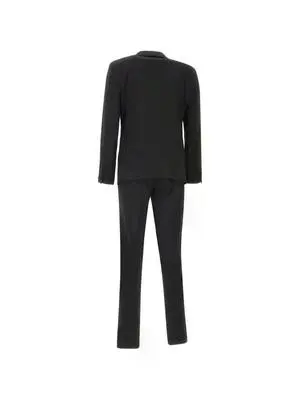 MANUEL RITZ Front-pocket Two-button Suit - Black