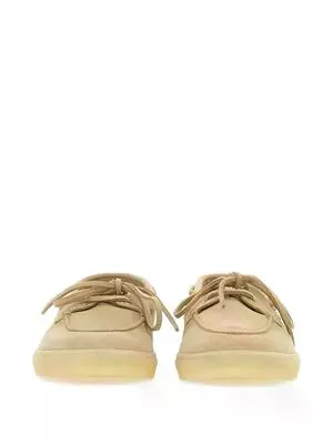 COPENHAGEN  Tonal-lacing Suede Boat Shoes