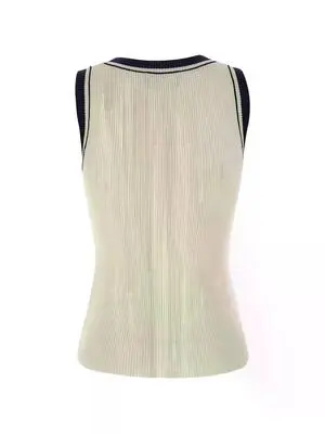 Seafarer Ribbed Logo-embroidered Top