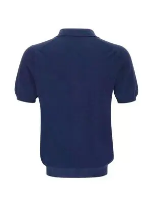 GRAN SASSO Polo-collar T-shirt - Blue