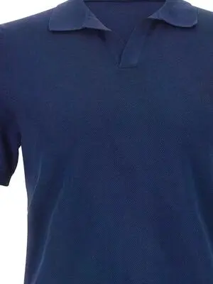 GRAN SASSO Polo-collar T-shirt - Blue