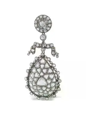 Fred Leighton Diamond Teardrop Earrings