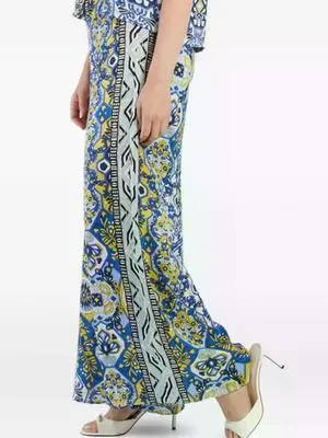 Derhy Printed Wide-leg Trousers