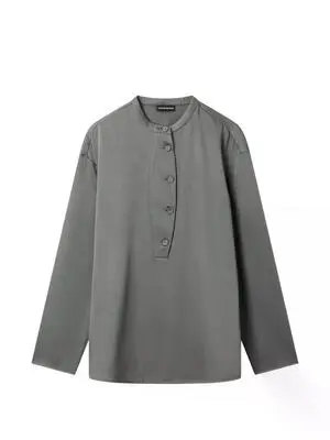 Emporio Armani Band Collar Shirts For Women