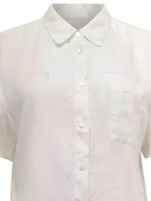Theory Short-sleeve Linen Shirt