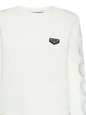 Philipp Plein Long-sleeved Sweatshirt With Crystal Embellishments
