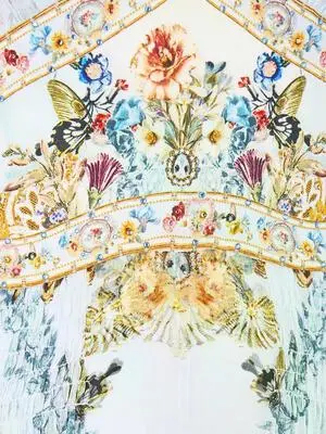 Camilla Seville V-neck Floral Print Dress