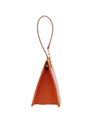 FERRAGAMO Horseshoe-handle Mini Clutch - Orange