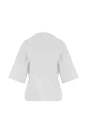 Jacquemus Fitted Boat Neck Shirt - White
