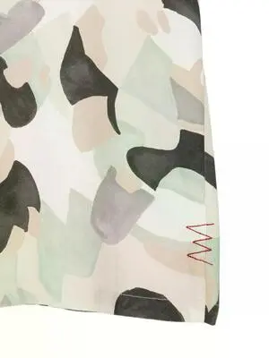 AMARANTO Short-sleeve Patterned Shirt