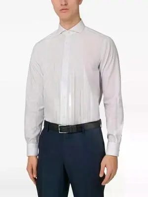 Boggi Milano Striped Shirt - White