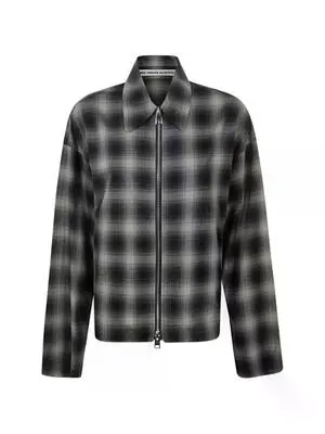 META CAMPANIA COLLECTIVE Checked Zip Shirt