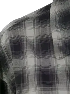 META CAMPANIA COLLECTIVE Checked Zip Shirt