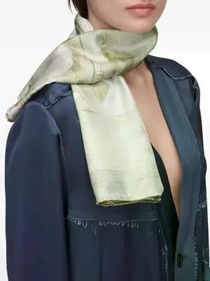 MAISON MARGIELA Floral-print Scarf