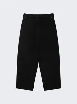 Entire Studios Black Wash Bottoms For Men