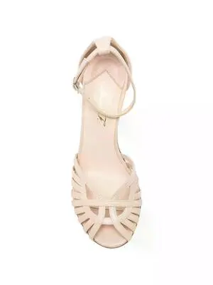 ANNA F. Woven Strap Sandals