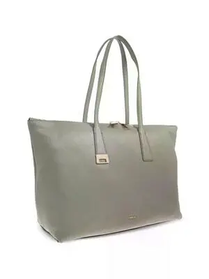 Furla Olivia Large Pebbled Tote - Grey