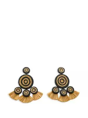 SIMONMILLER Concentric Circle Drop Earrings - Neutrals