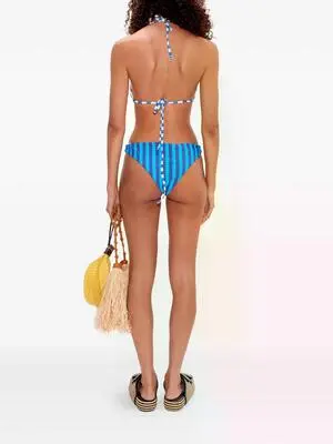 SIMONMILLER Striped Bikini Top - Blue