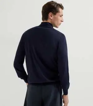 Brunello Cucinelli Cashmere-silk Cardigan - Blue