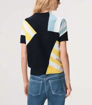 Loewe Geometric Short-sleeve Sweater