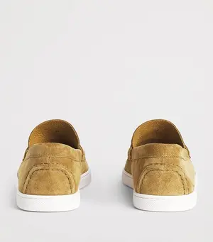 CHRISTIAN LOUBOUTIN Chambeliboat Leather Boat Shoes - Brown
