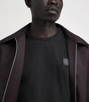 Stone Island Cotton Logo T-shirt - Black