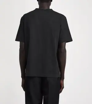Stone Island Cotton Logo T-shirt - Black