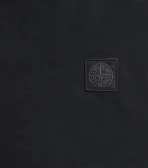 Stone Island Cotton Logo T-shirt - Black