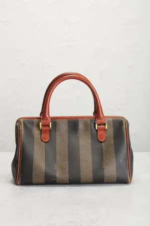 Fendi Pequin Handbag
