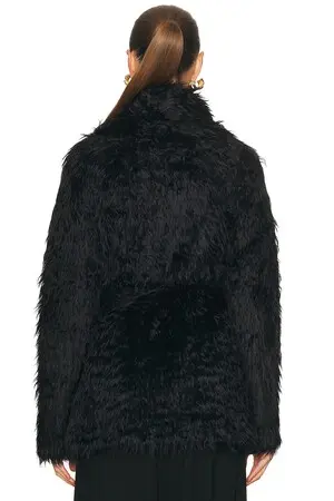 Balenciaga Furry Wrap Jacket