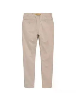 WHITE SAND Belted Trousers