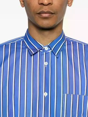 Comme Des Garçons Striped Pocket Shirt