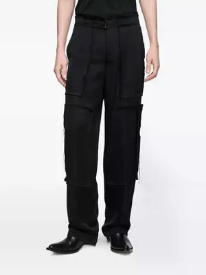 MAISON MARGIELA Raw Seam Wide-leg Trousers
