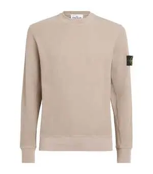 Stone Island Cotton Waffle-knit Crewneck Sweater