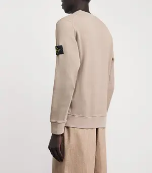 Stone Island Cotton Waffle-knit Crewneck Sweater