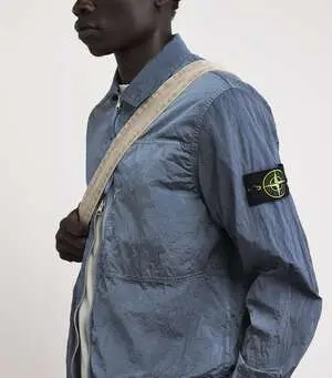 Stone Island Nylon Zip-up Overshirt