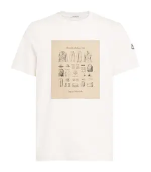 Moncler Cotton Safari Print T-shirt