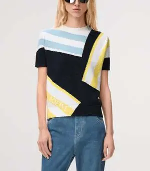 Loewe Geometric Short-sleeve Sweater
