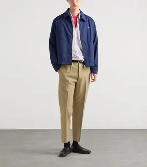 Prada Technical Boxy Zip-up Jacket
