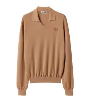 Miu Miu Cashmere Polo Sweater