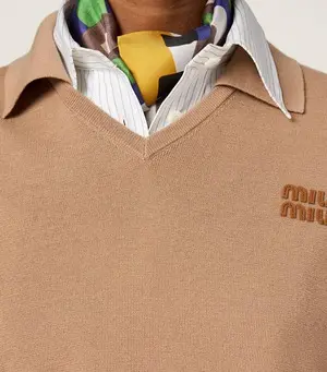 Miu Miu Cashmere Polo Sweater