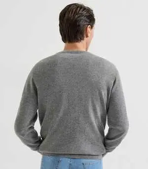 Brunello Cucinelli Cashmere Crew Neck Sweater - Grey