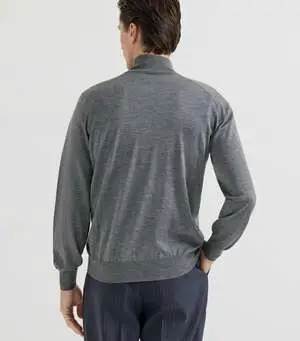 Brunello Cucinelli Cashmere-silk Cardigan - Grey