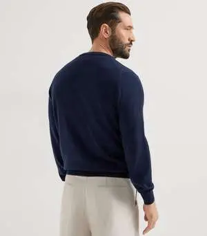 Brunello Cucinelli Cashmere Crew-neck Sweater - Blue