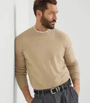 Brunello Cucinelli Cashmere Crew-neck Sweater - Brown
