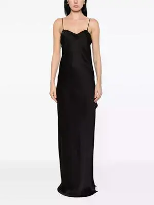 Saint Laurent Charmeuse Slip Dress
