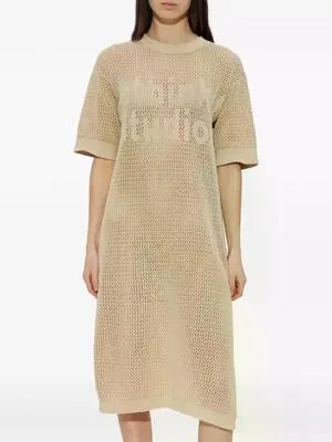 RETHINKIT STUDIOS Logo-detail Midi Dress